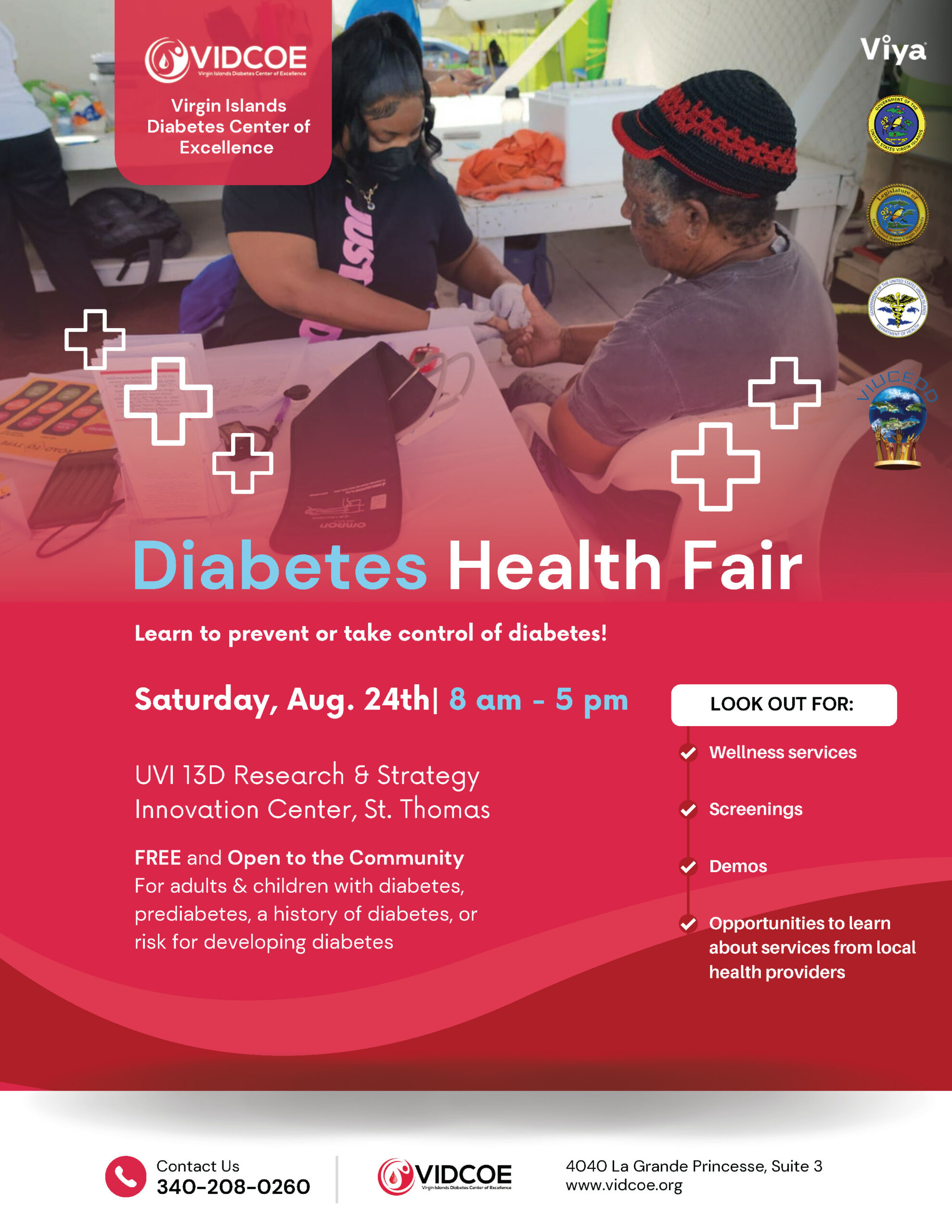 Diabetes Health Fair - VI Diabetes Center of Excellence